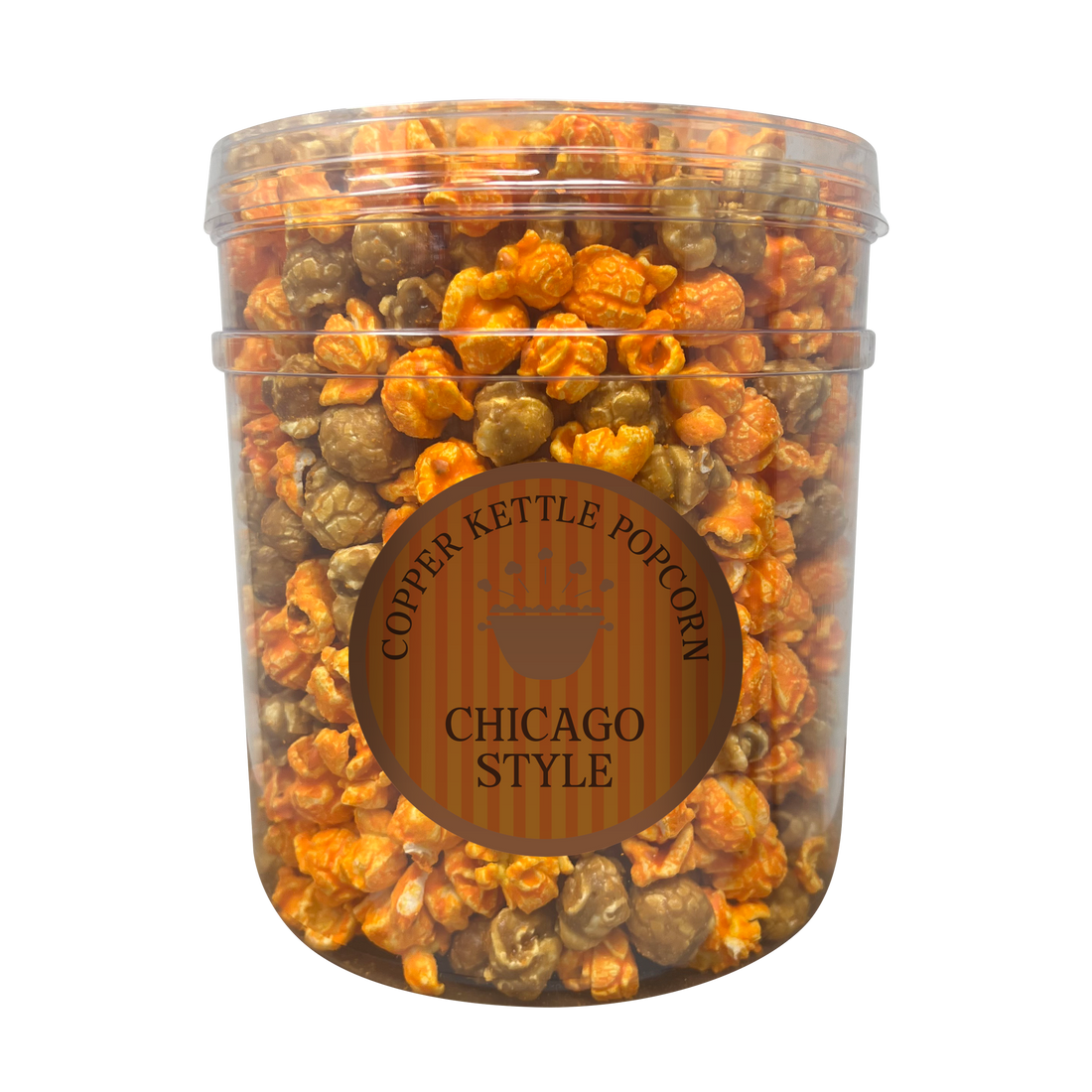 Chicago Style Tub 22 Serving - Discover Gourmet Kettle Popcorn – Copper ...